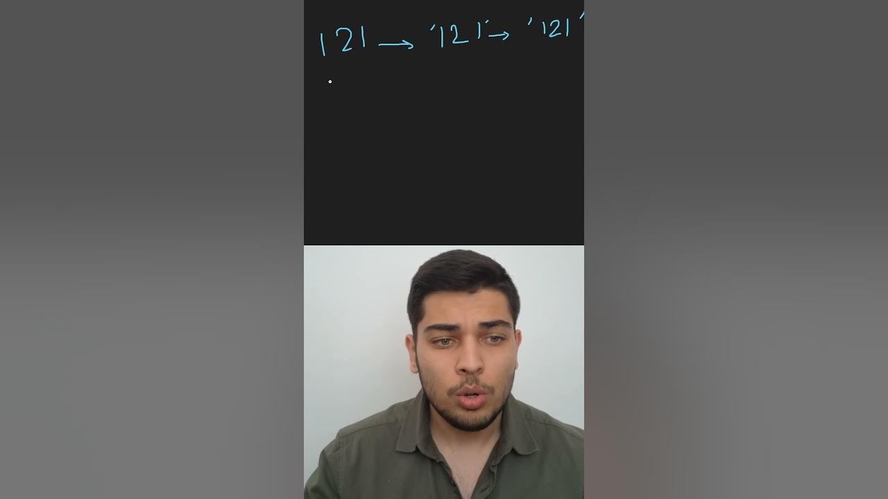 Best Solution For LeetCode Palindrome Number Question - YouTube