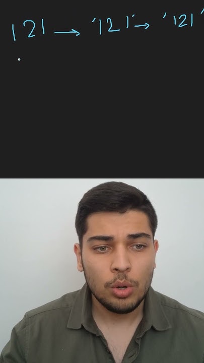 Best Solution For LeetCode Palindrome Number Question - YouTube