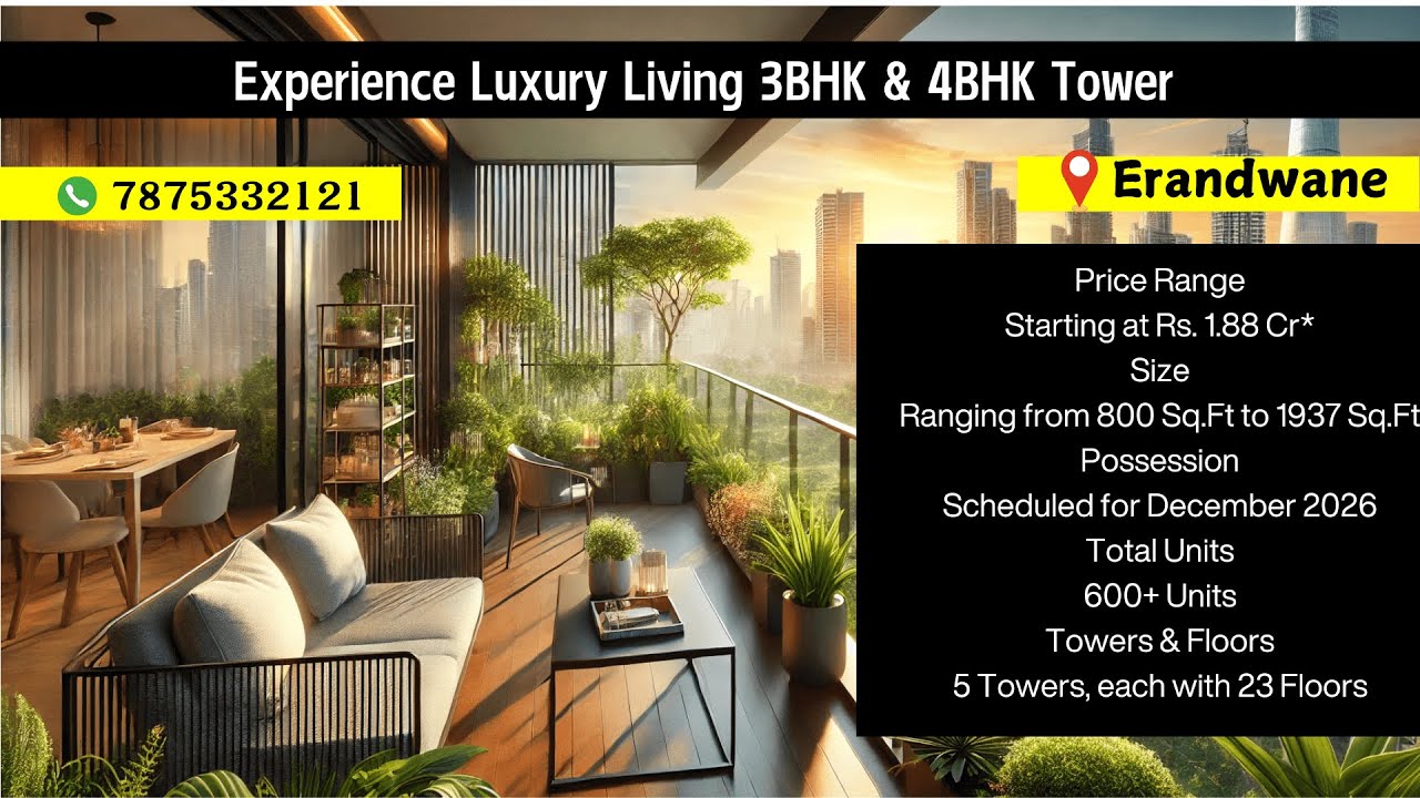 Venkatesh Erandwane Central Pune | Pune Luxury Property | New Project ...