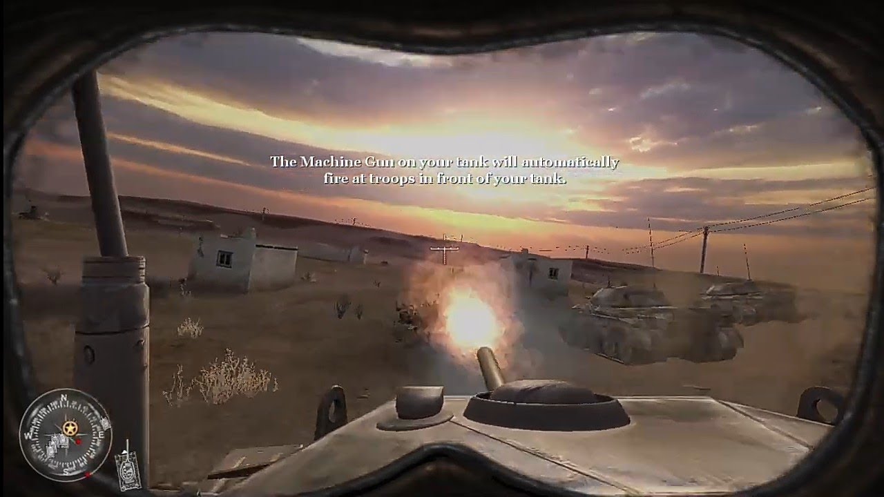 Call of Duty 2 - Mission 12 - Crusader Charge - YouTube