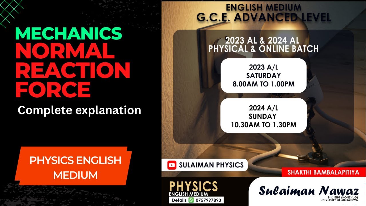 Physics | English Medium | Forces | Complete explanation of Normal ...