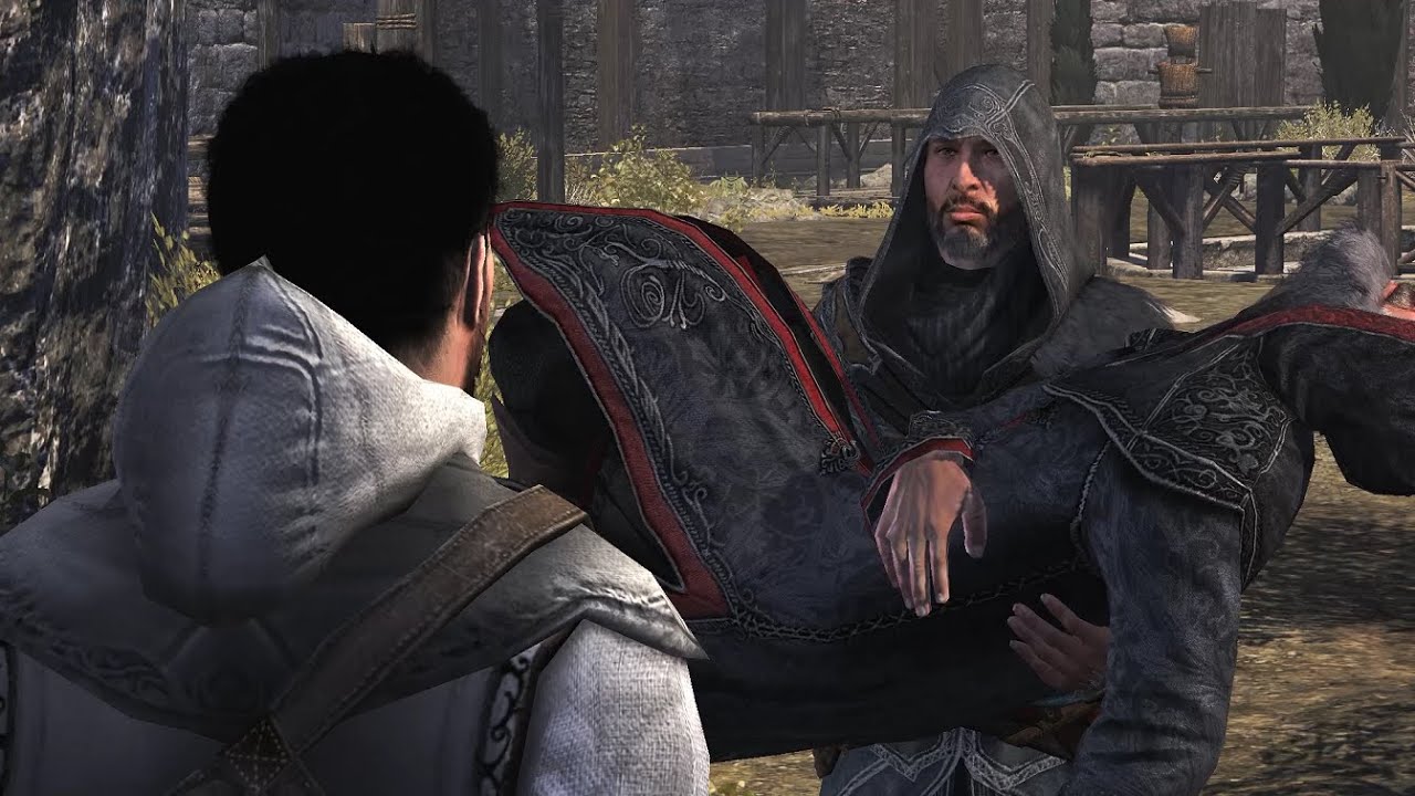 Ezio Burns Al Mualim's Body in Assassin's Creed Revelations - YouTube