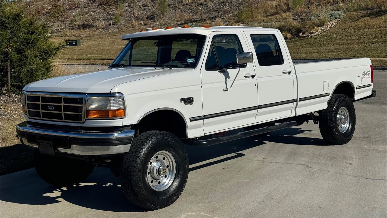 1995 Ford F-350 4x4 - 1 TON OBS - CCLB - 7.3L Powerstroke - Walk Around ...