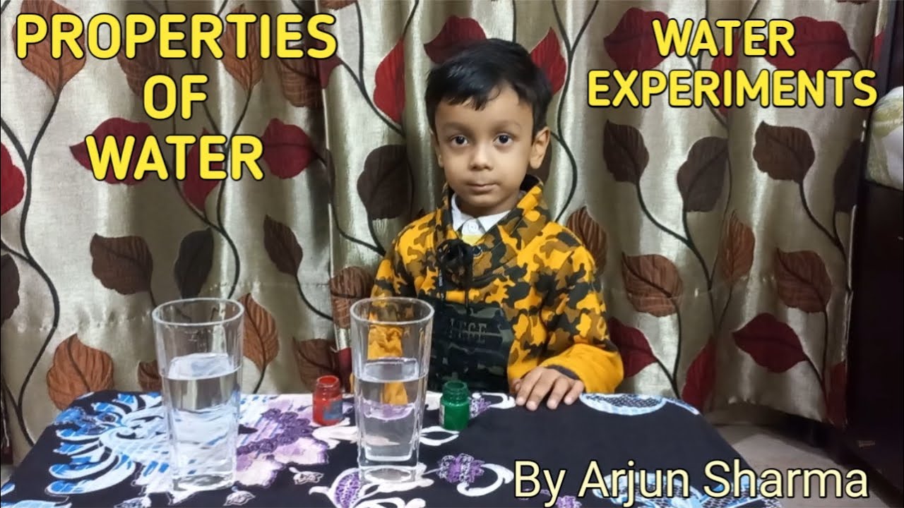 Properties of Water Activity for kids | Water Experiments | Simple ...
