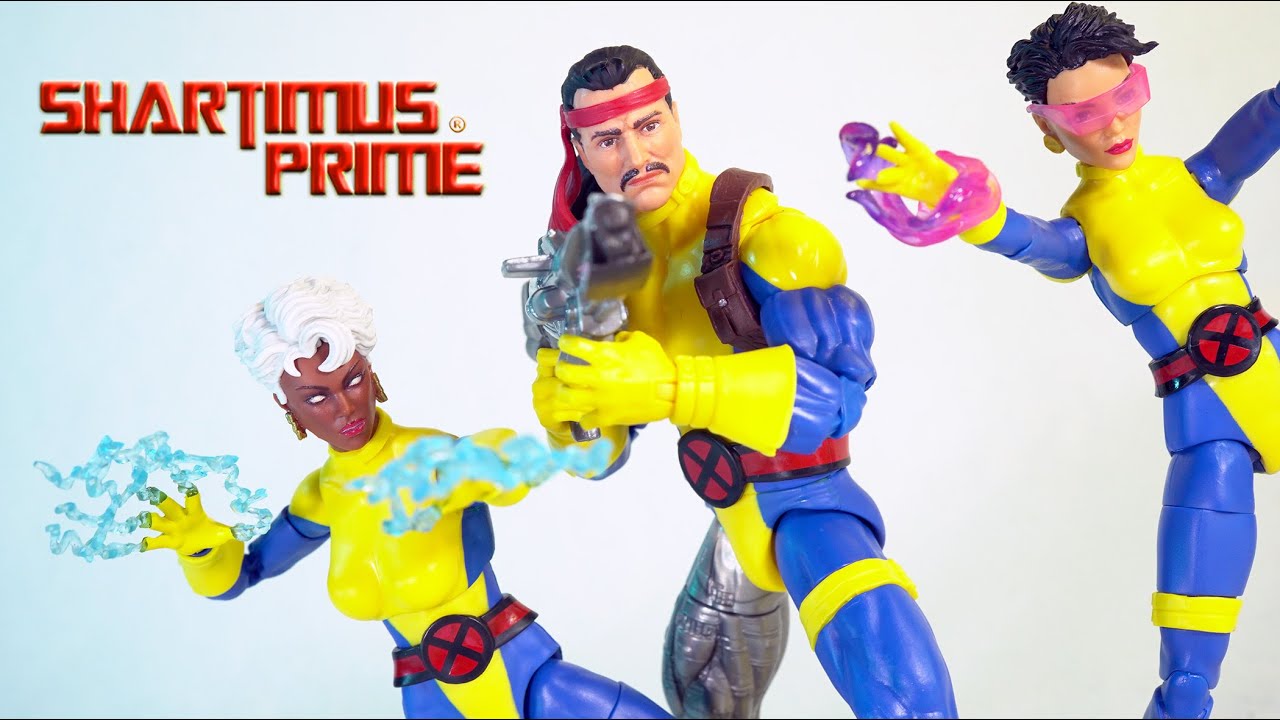 Marvel Legends X-Men 3 Pack Forge Jubilee Storm Strike Force Training ...