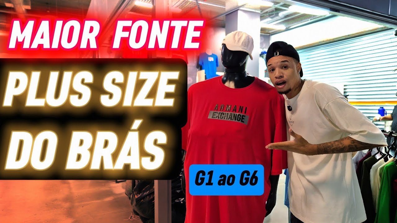 🚨 Fabricante de MODA PLUS SIZE MASCULINA NO ATACADO! PLUS SIZE DO G1 AO ...