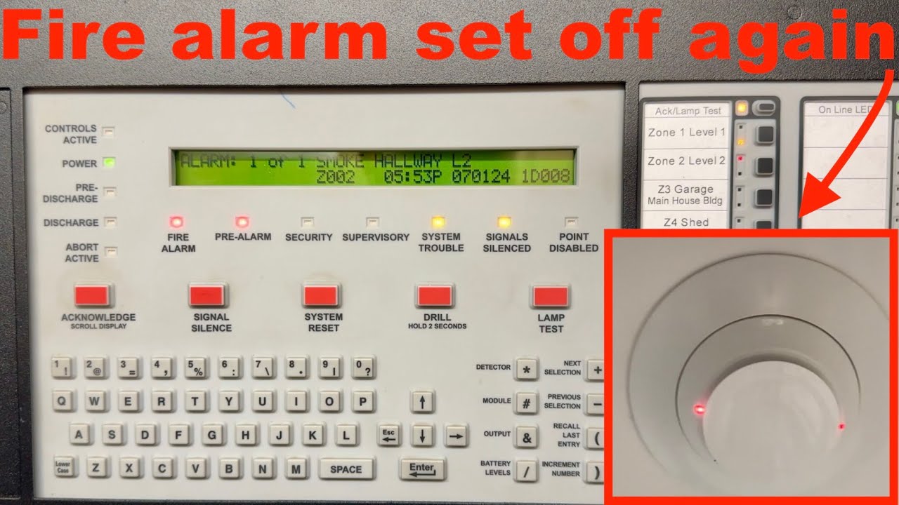 Home Fire Alarm System Gets Set Off Again! - YouTube