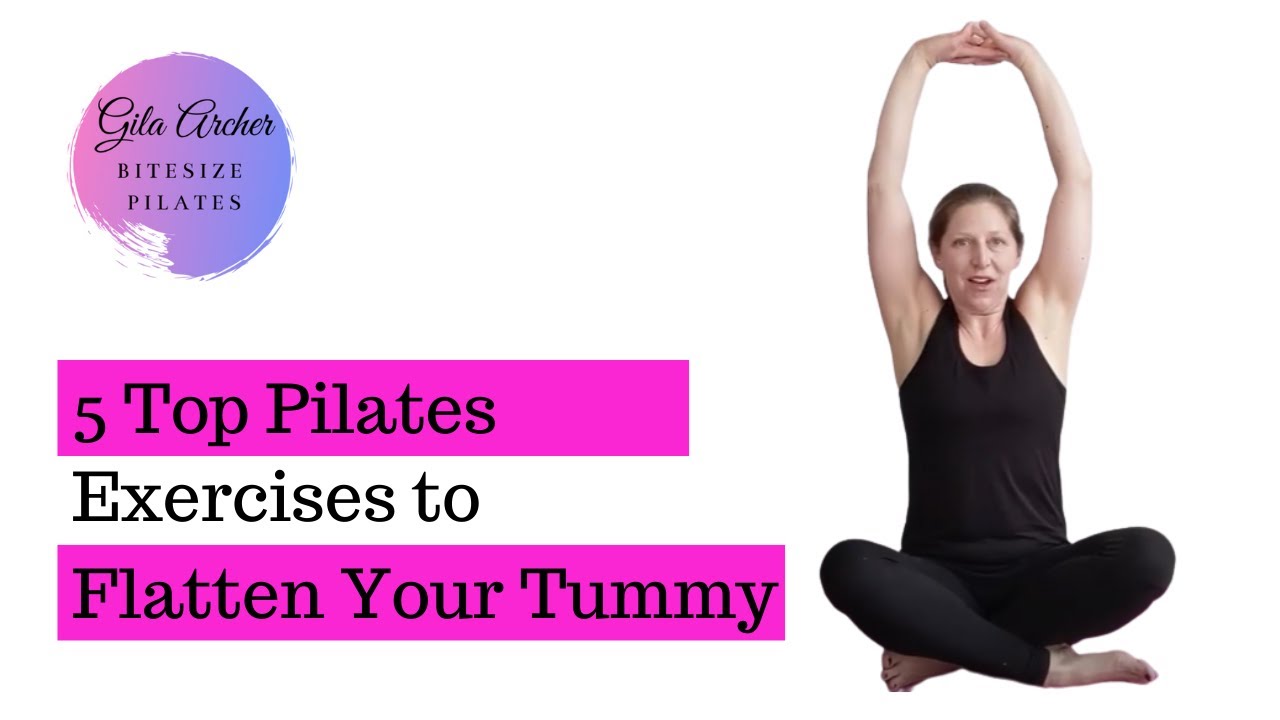5 Top Pilates Exercises to Flatten Your Tummy - YouTube