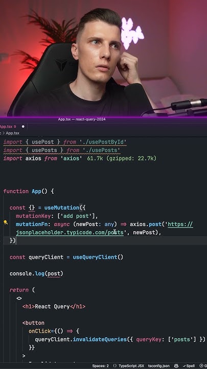 Мутации в React Query Usemutation Youtube