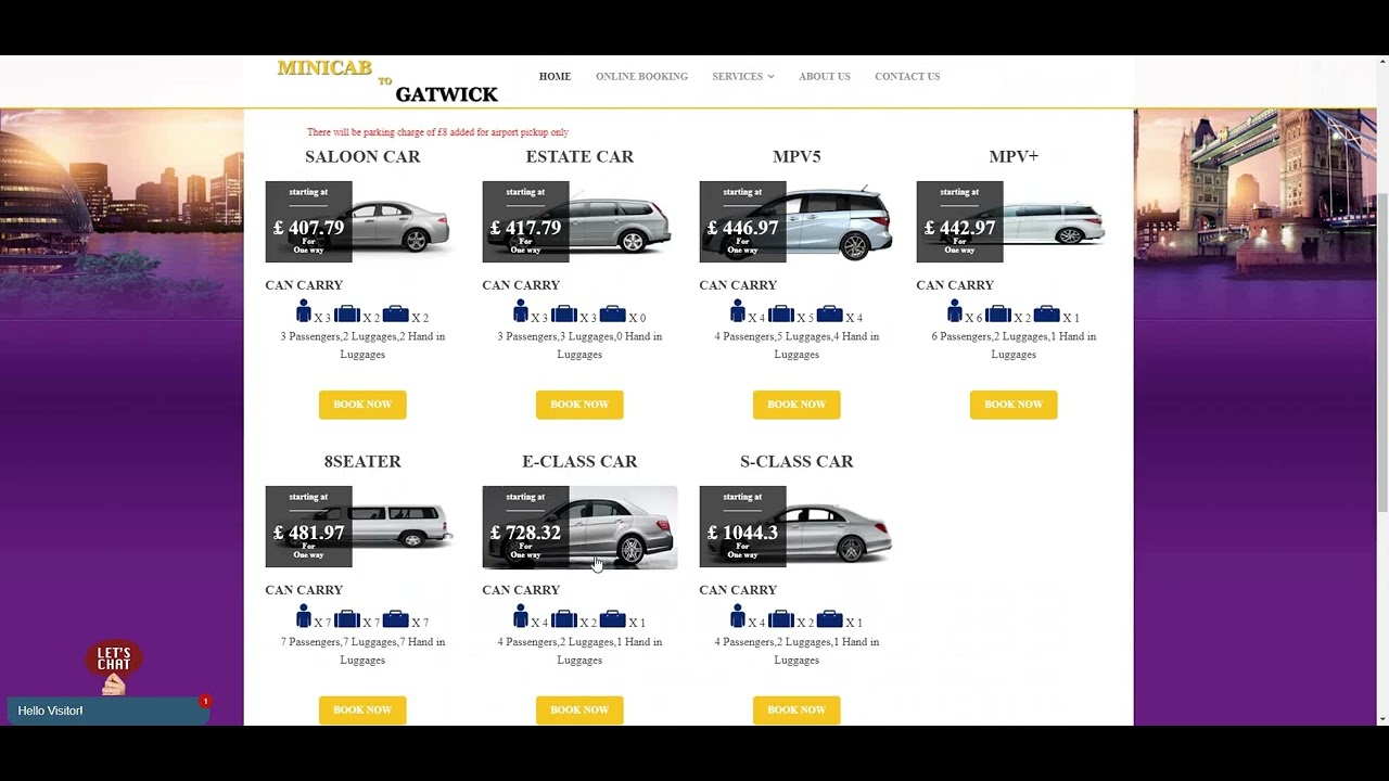 Low Price Taxi From Gatwick Airport To Salford, UK - YouTube