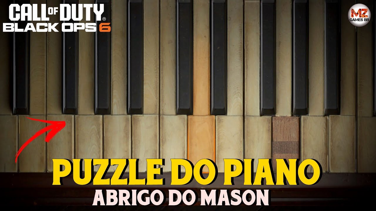 CALL OF DUTY: BLACK OPS 6 | PUZZLE DO PIANO NO ABRIGO DO MASON - YouTube