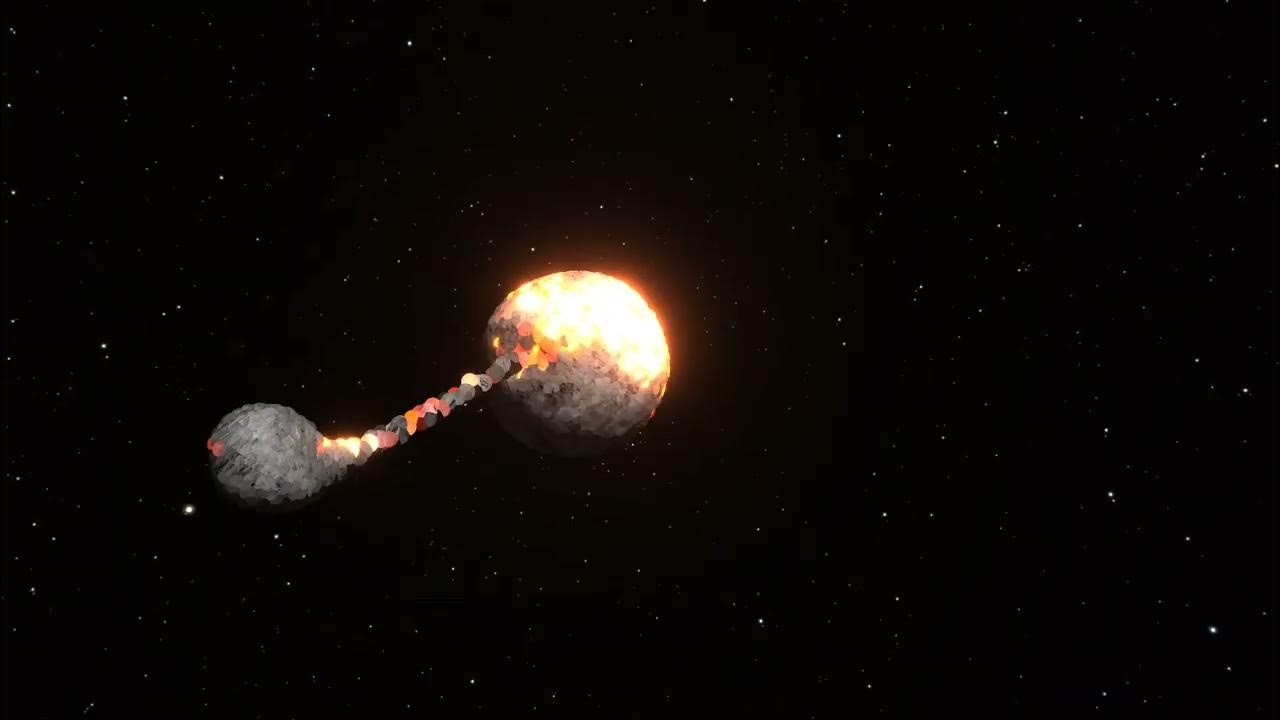 Moon formation giant impact hypothesis (Spacesim) - YouTube