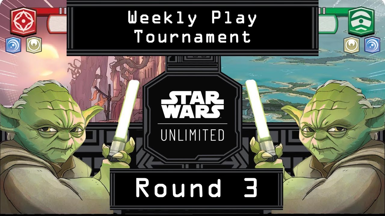 Star Wars Unlimited Premier LOF: Yoda (TWI) Force Red vs.Yoda (TWI ...