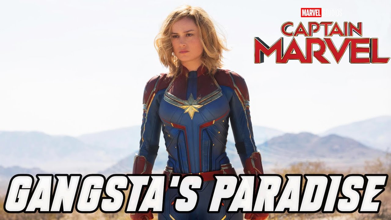 Captain Marvel Gangsta's Paradise - YouTube