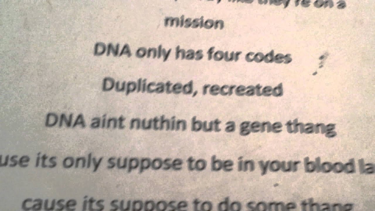 DNA RAP SONG (TURN UP) - YouTube