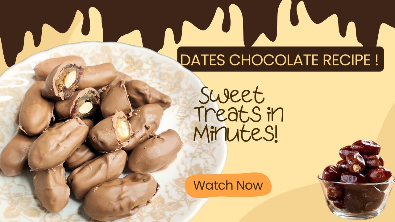 chocolate kajur | dates chocolate| stuff chocolate dates| how to make ...