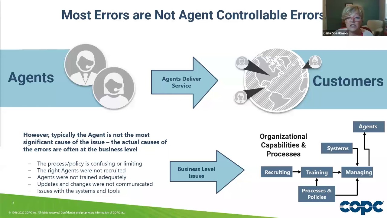 COPC Inc. Webinar: Quality Programs with High ROI – Part I - YouTube