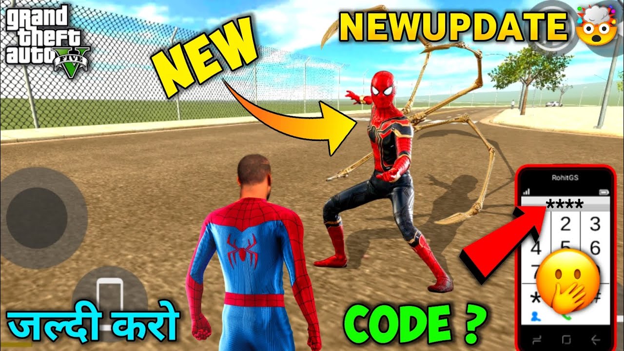 Spider Man Cheat Code In Indian Bike Driving 3D | Spider Man Gameplay | Live By Rohit GS - YouTube