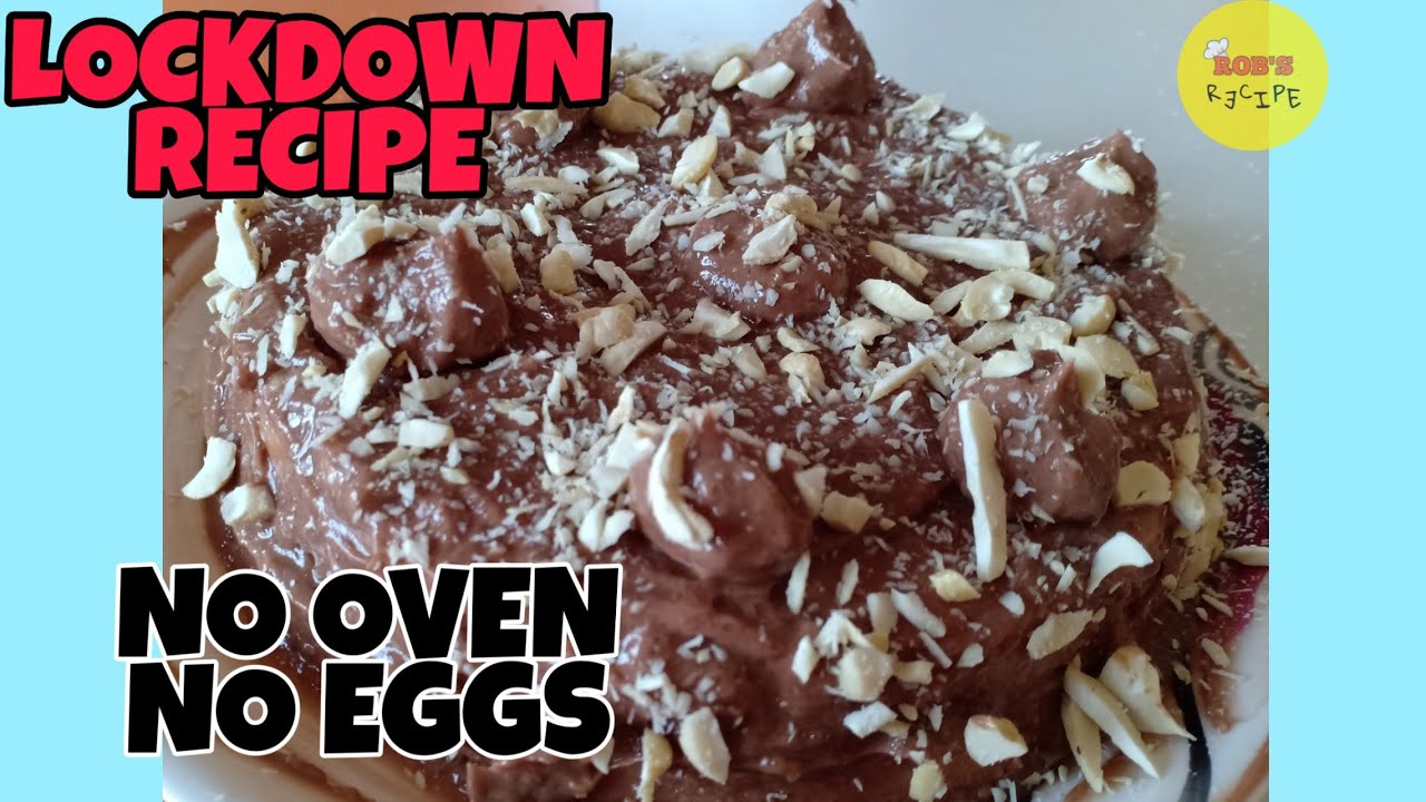 LOCKDOWN HOMEMADE CAKE RECIPE | CHOCO VANILLA CAKE | TUTORIAL BY ROB ...