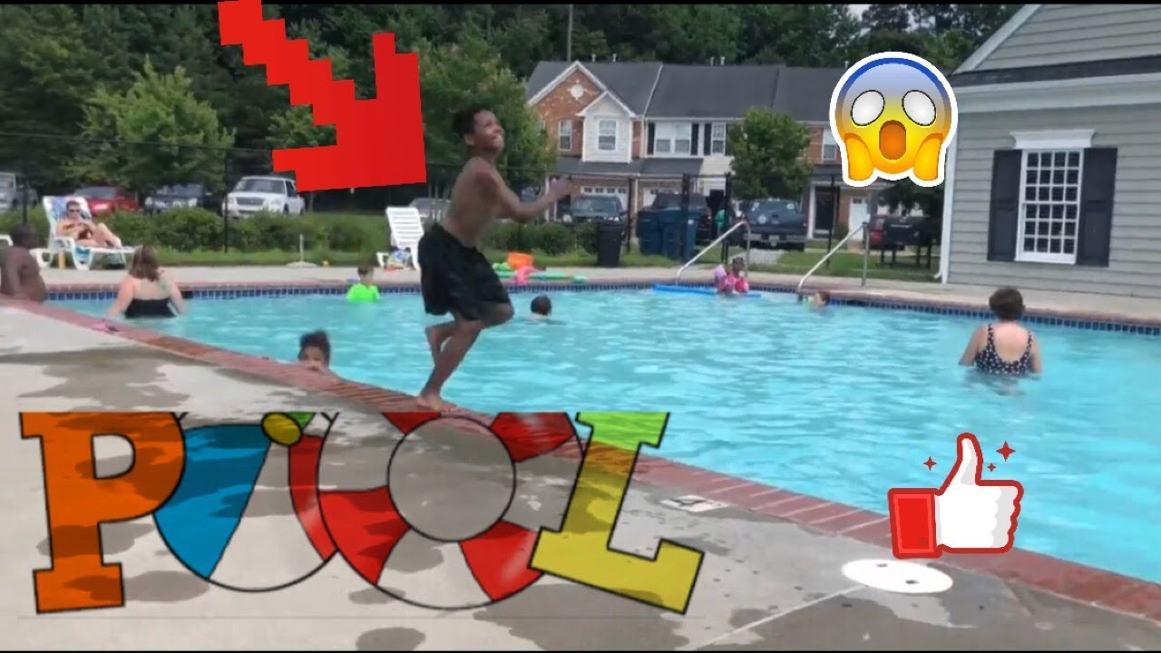 Family Day at The Pool - YouTube