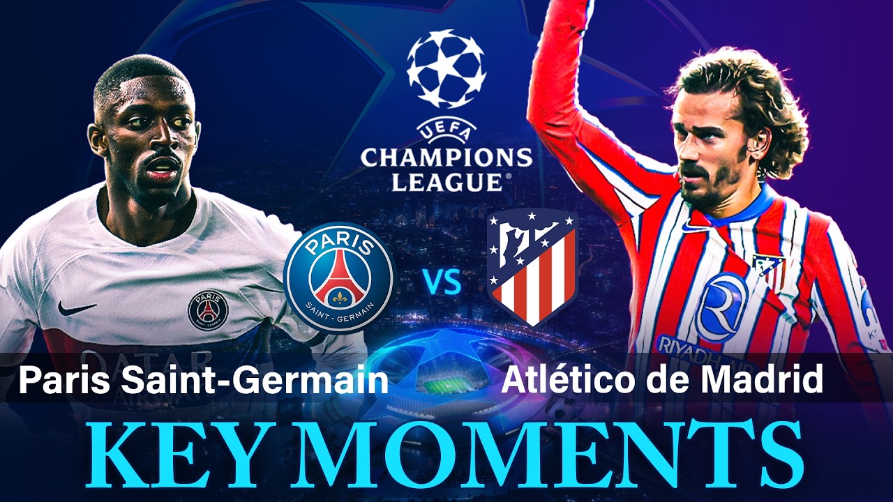 PSG vs Atletico | Key Moments | UEFA Champions League | 7th November ...