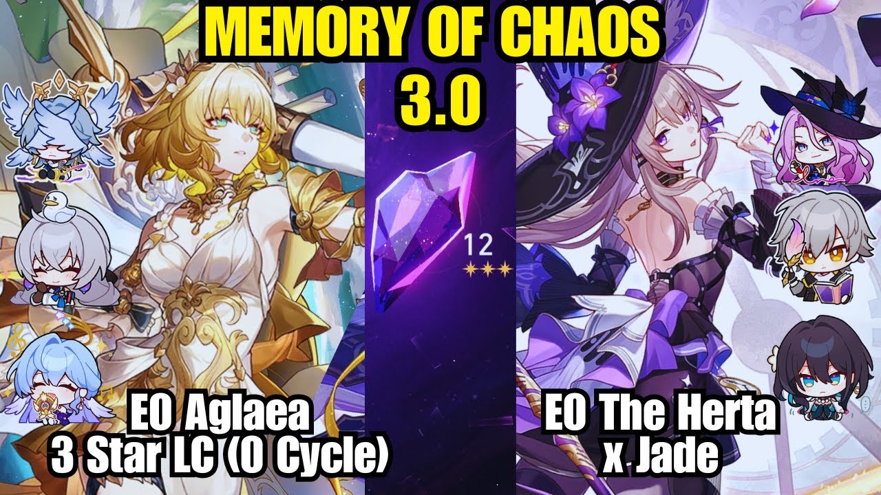 E0 Aglaea x E0 Sunday 0 Cycle (3 Star LC) & E0 The Herta x Jade HSR MOC ...