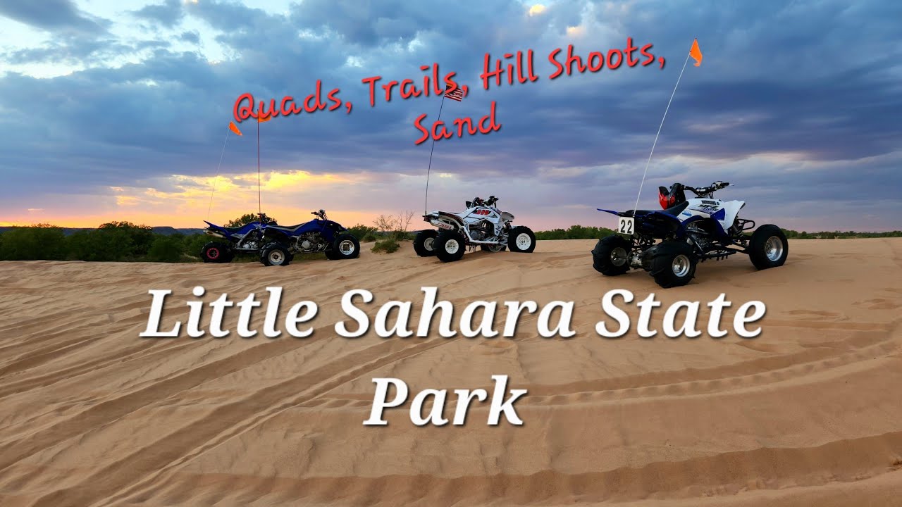 Little Sahara State Park on Quads! - YouTube