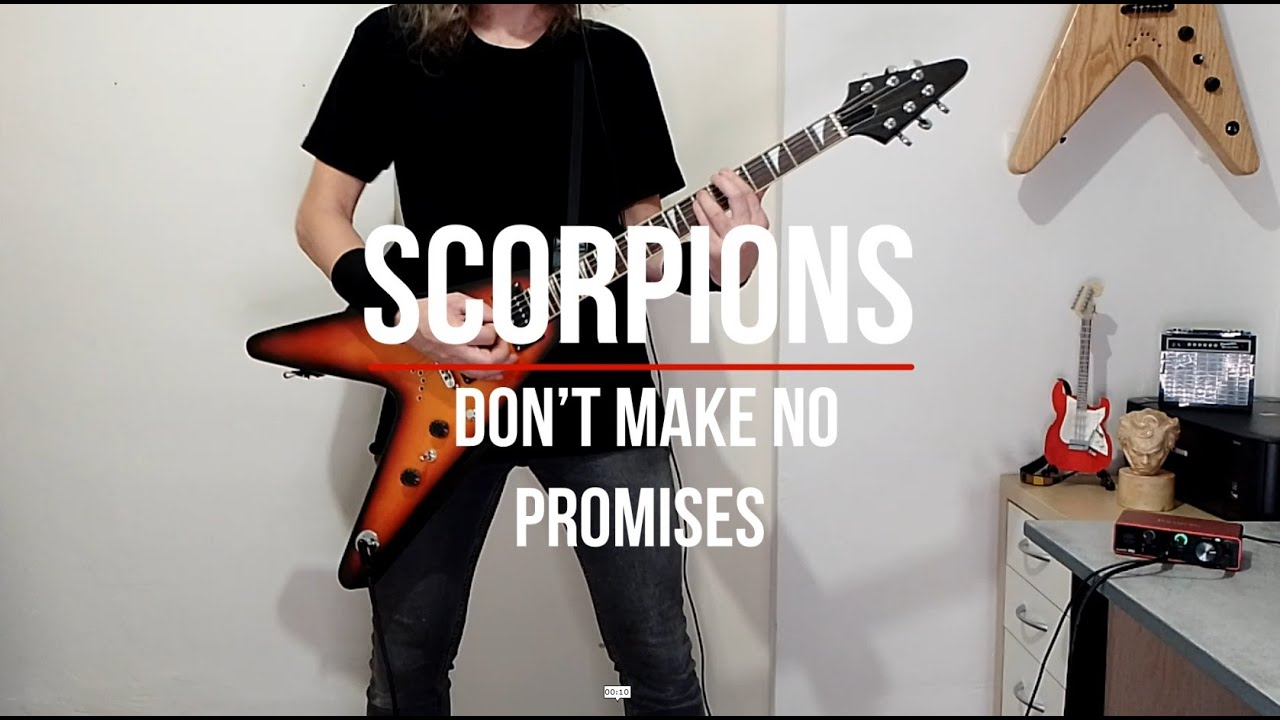 Scorpions - Don’t Make No Promises (Rhythm Guitar Cover) - YouTube