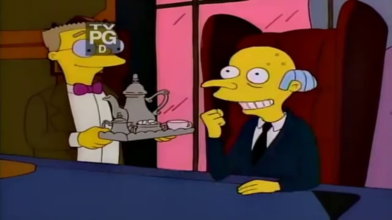 Simpsons best description of work and coffee - YouTube