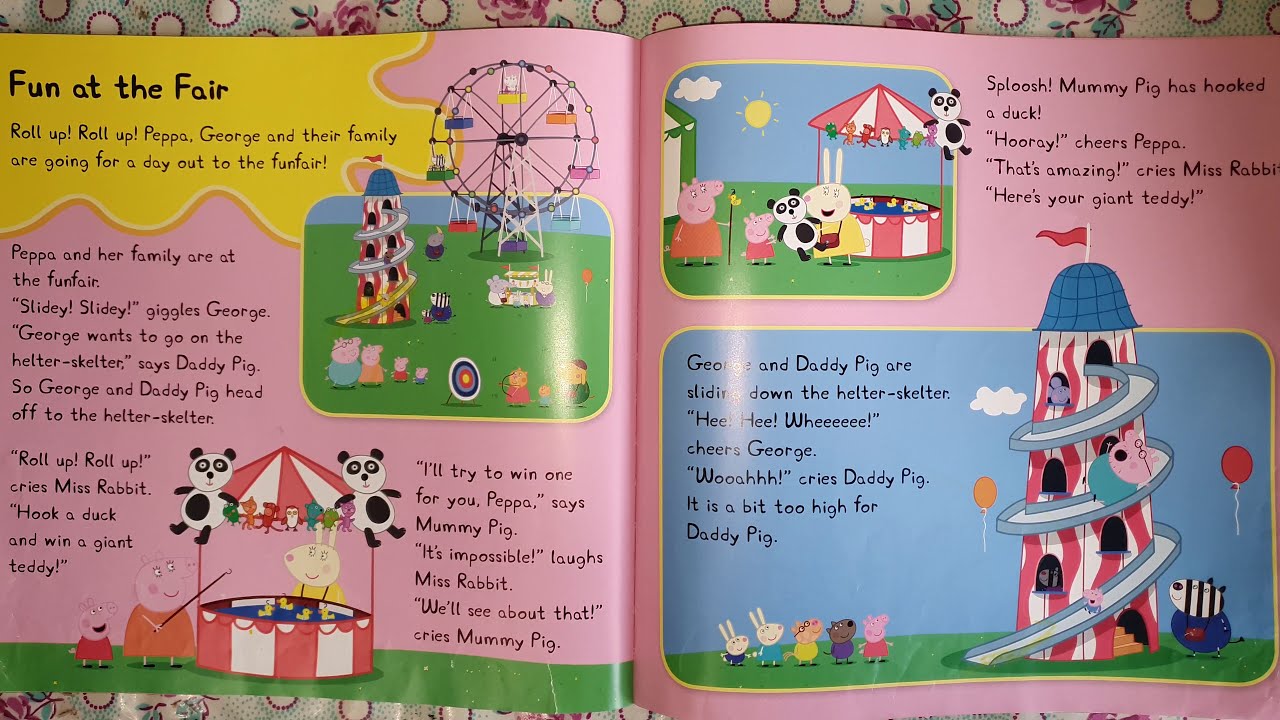 Peppa Pig: Fun at the Fair! - Read Aloud - YouTube