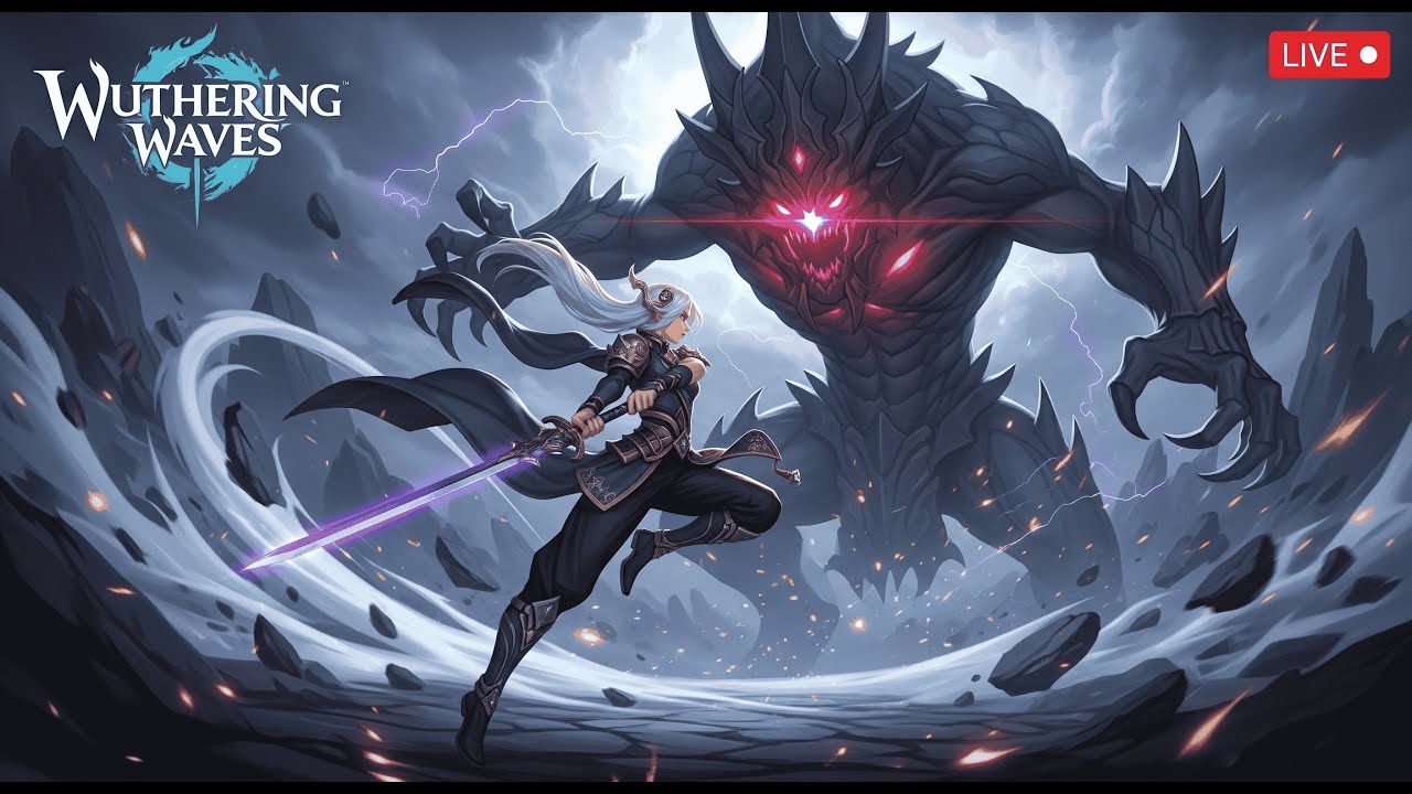 LIVE NOW: Diving into Wuthering Waves! Exploring Solaris-3 & Fighting ...