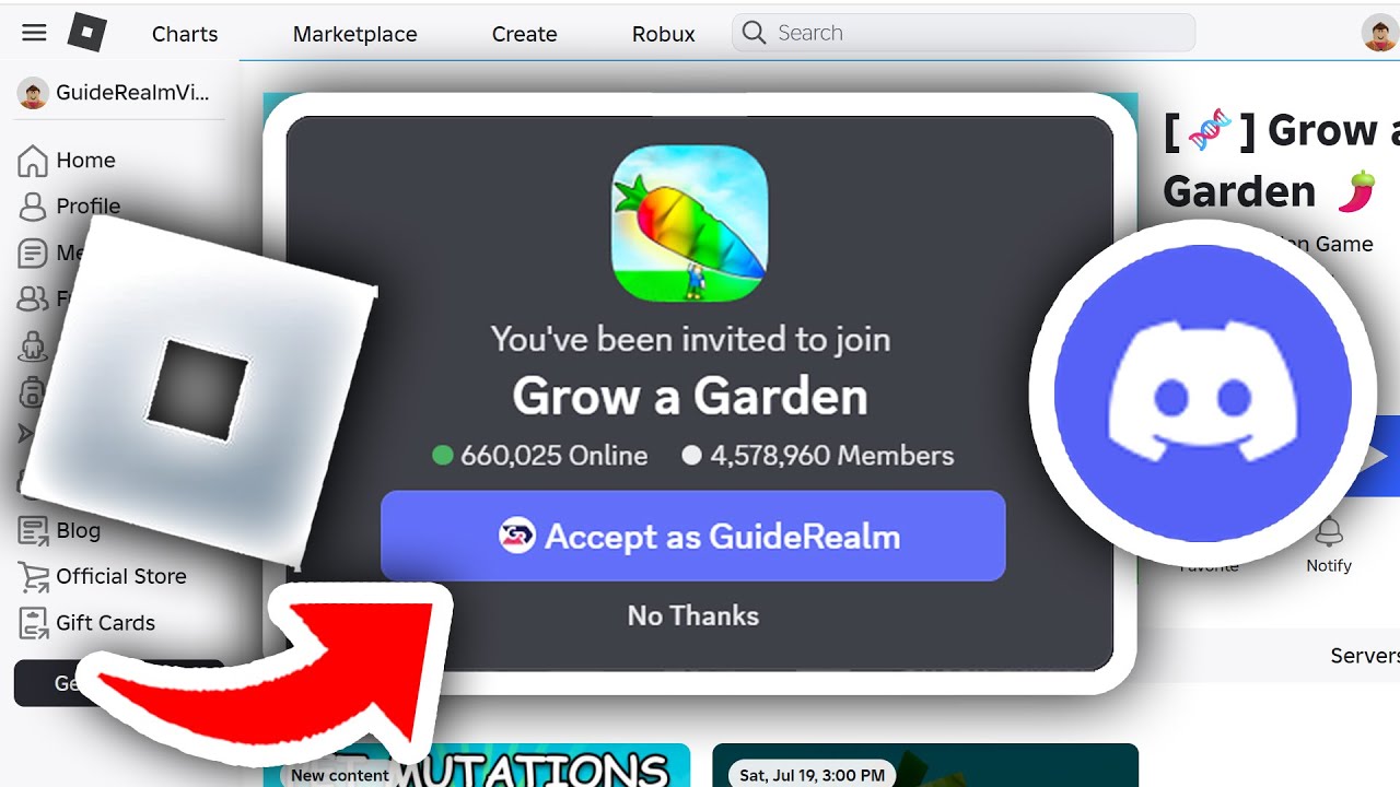 How To Join Grow A Garden Discord Server - Step By Step - YouTube