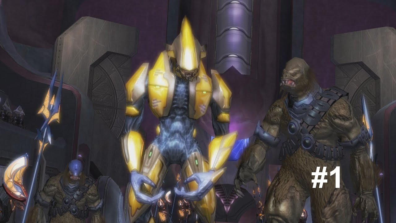 Halo 2 Intro & Level #1 The Heretic - YouTube