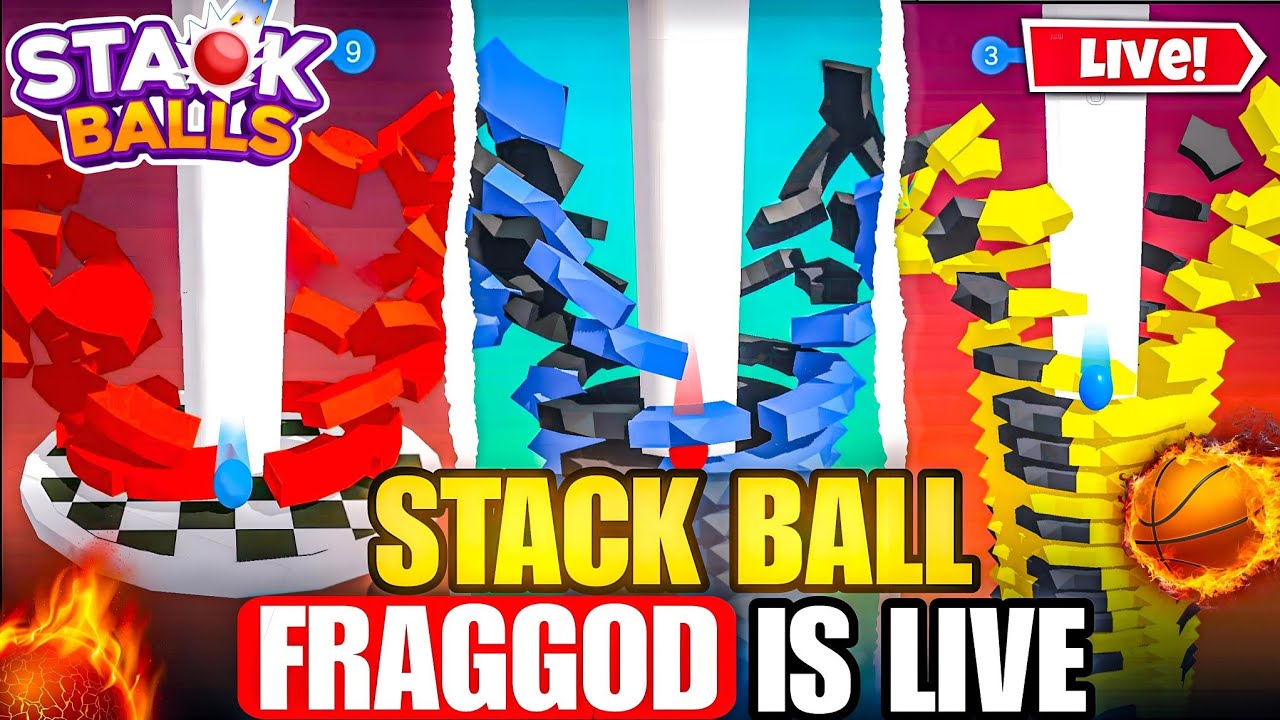 Stack ball 3D Livestream | Stack ball 3D | FragGod is live |#ytshort #shorts #stackball # ...