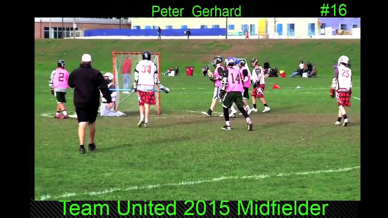 Peter Gerhard 2015 Midfielder- 2012 United Lacrosse Fall Season - YouTube