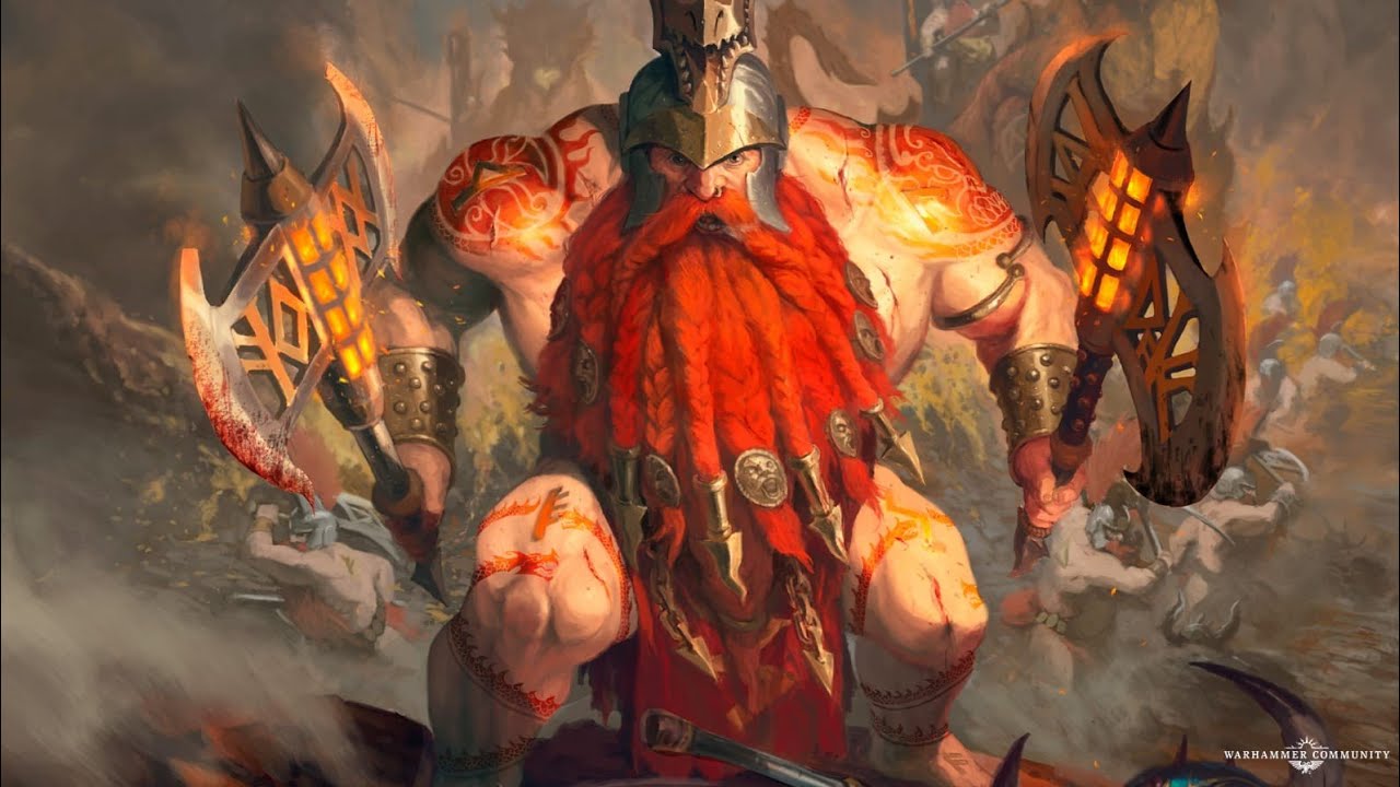 GUIA BRAGI AXEBITTER HERALDO DE GRIMNIR CAOS CHAOS 5 WARHAMMER ...