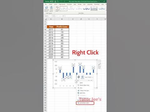 Customizing Data Labels in Excel Charts: A Visual Guide to Data Insights | Tutor Joes - YouTube
