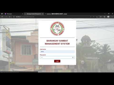 Barangay Management System Using mySQL and PHP - YouTube