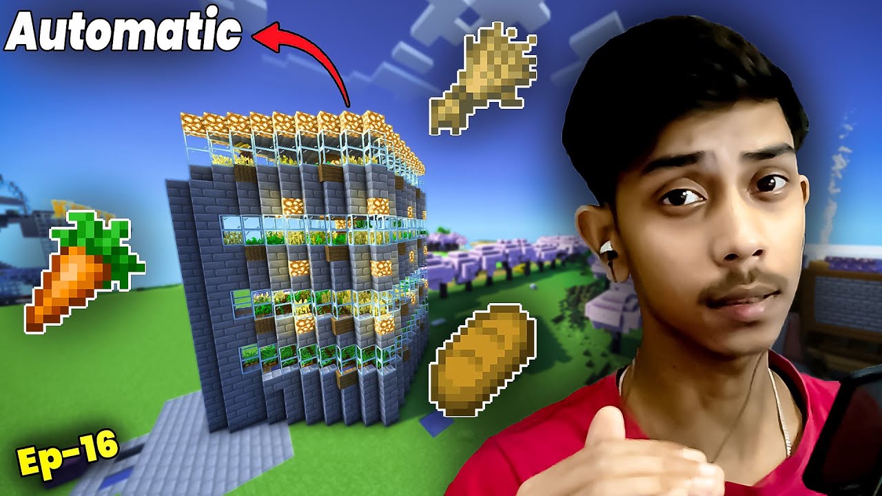 I made Easiest Automatic Food Farm II Warden Kingdom II #minecraft ...