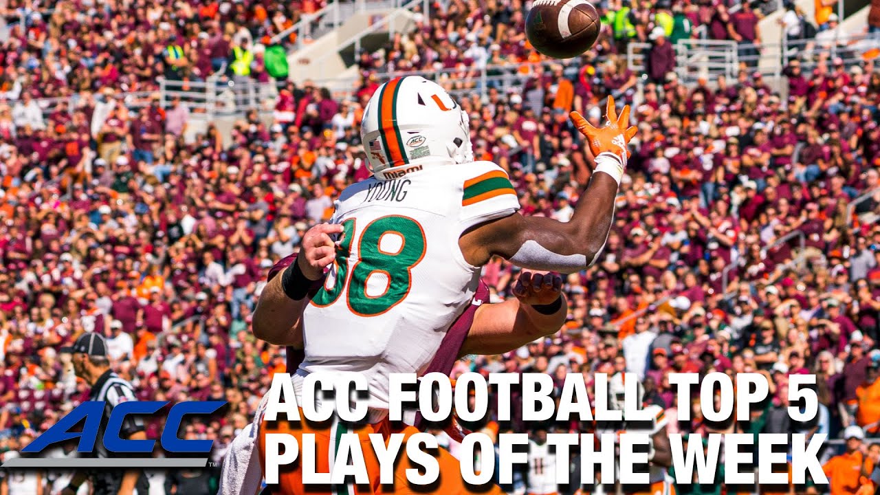 2022 ACC Football Top 5 Plays Of The Week: Week 7 - YouTube