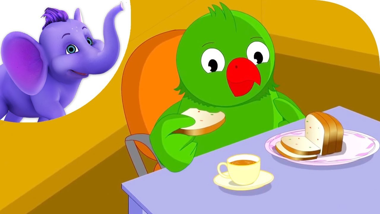 Little Poll Parrot - Nursery Rhyme - YouTube