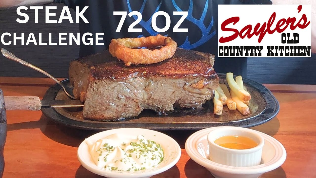 72 OZ STEAK CHALLENGE YouTube