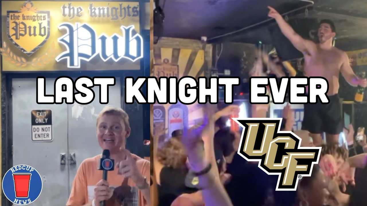 The Knight's Pub Last Night Ever - UCF’s "Best" College Bar - YouTube