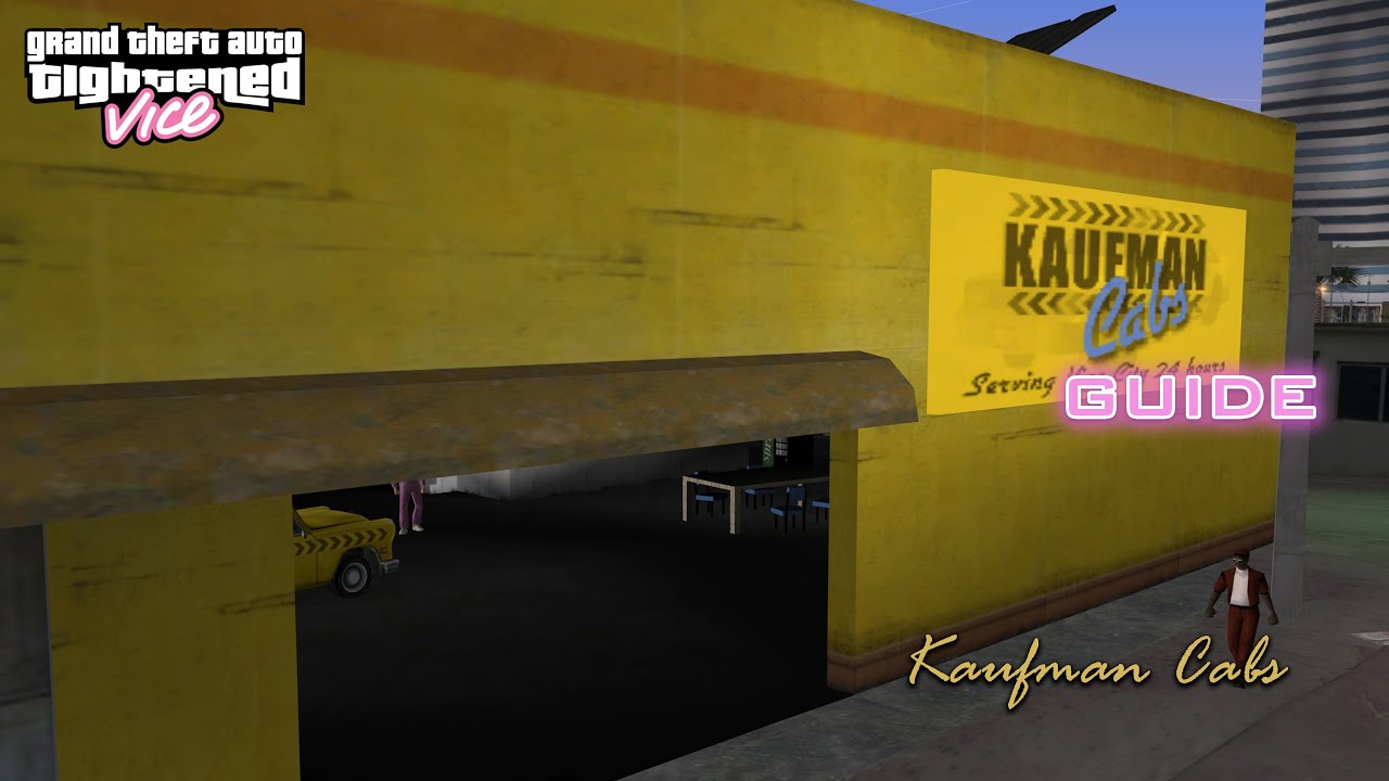 GTA Tightened Vice Mod Guide | Kaufman Cabs All Missions - YouTube