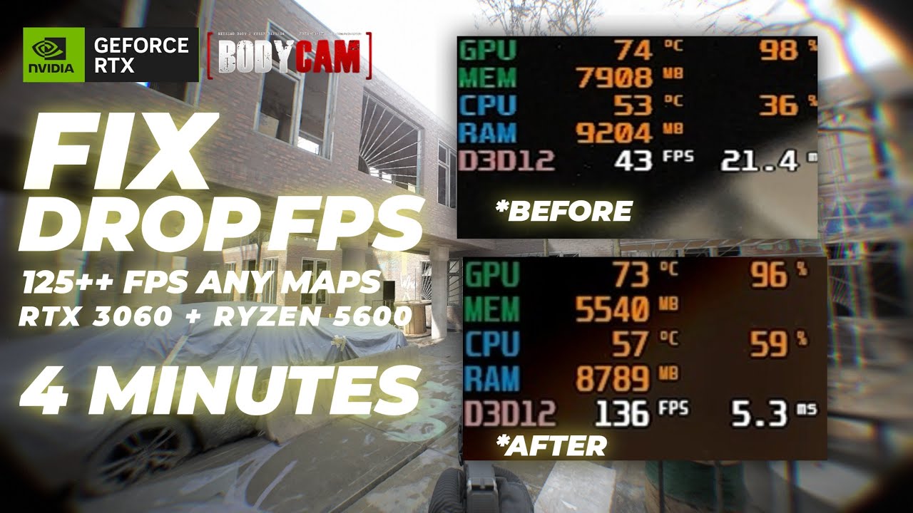 BODYCAM : Fix Drop FPS Get Ultra-Realistic | Unreal Engine 5 - YouTube