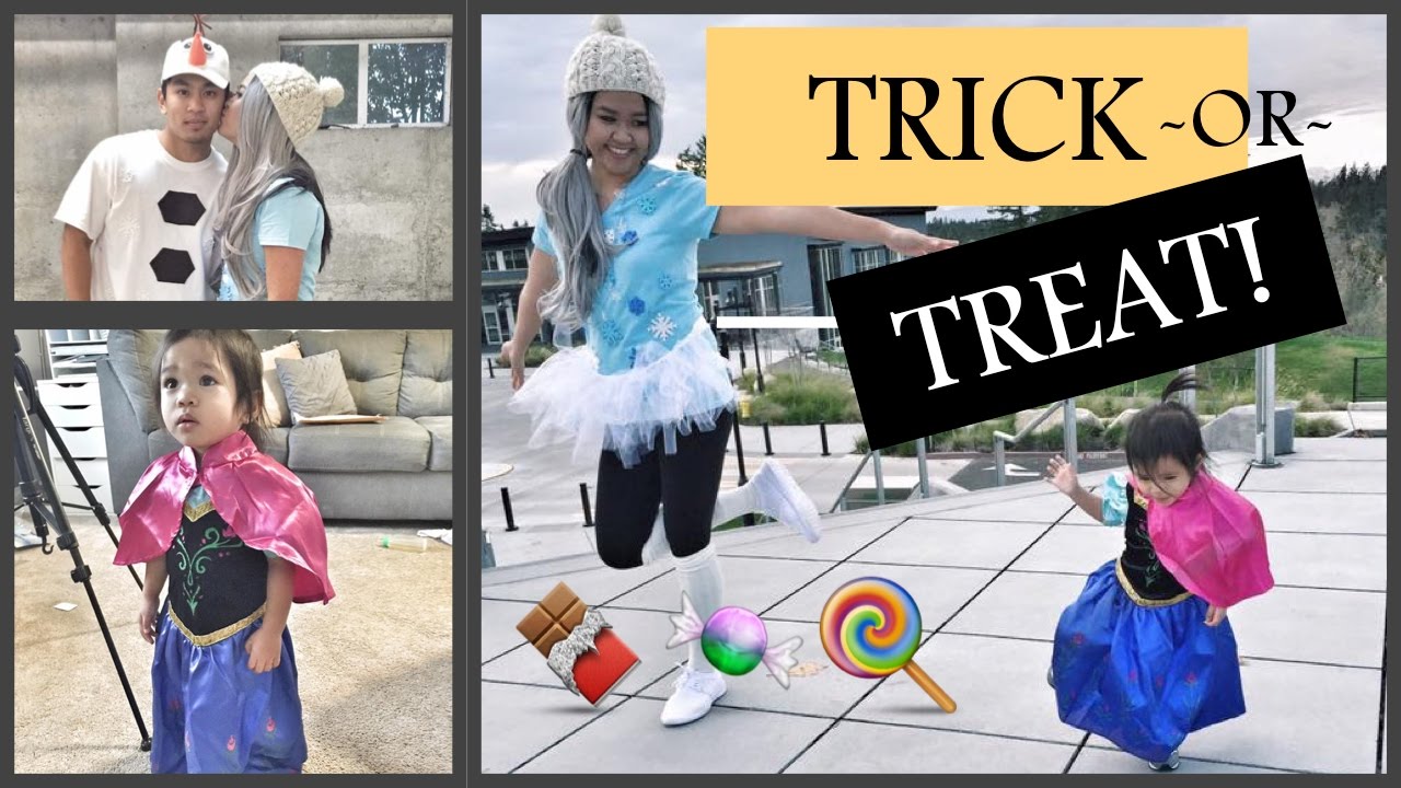 FIRST HALLOWEEN TRICK-OR-TREATING! | Nikki+MitchTV - YouTube