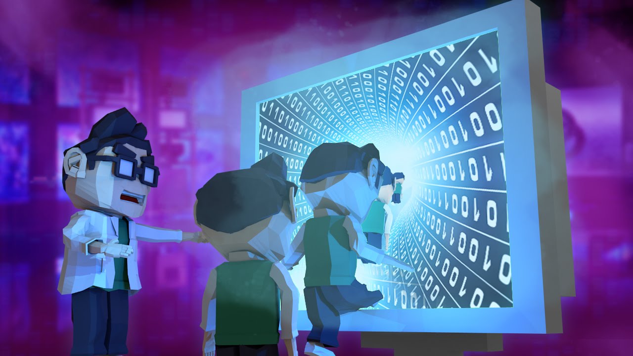 Minecraft | DIMENSION PORTAL THAT LOOKS LIKE THE MATRIX! Binary ...