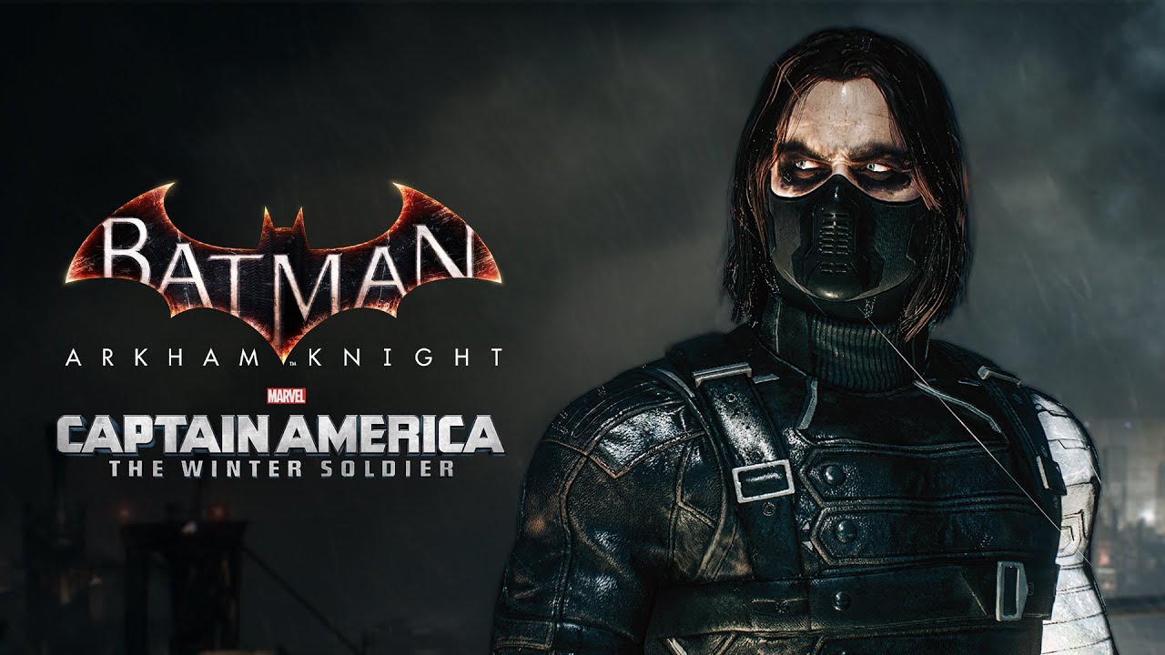 MCU Winter Soldier Mod Looks Incredible in Batman Arkham Knight - YouTube