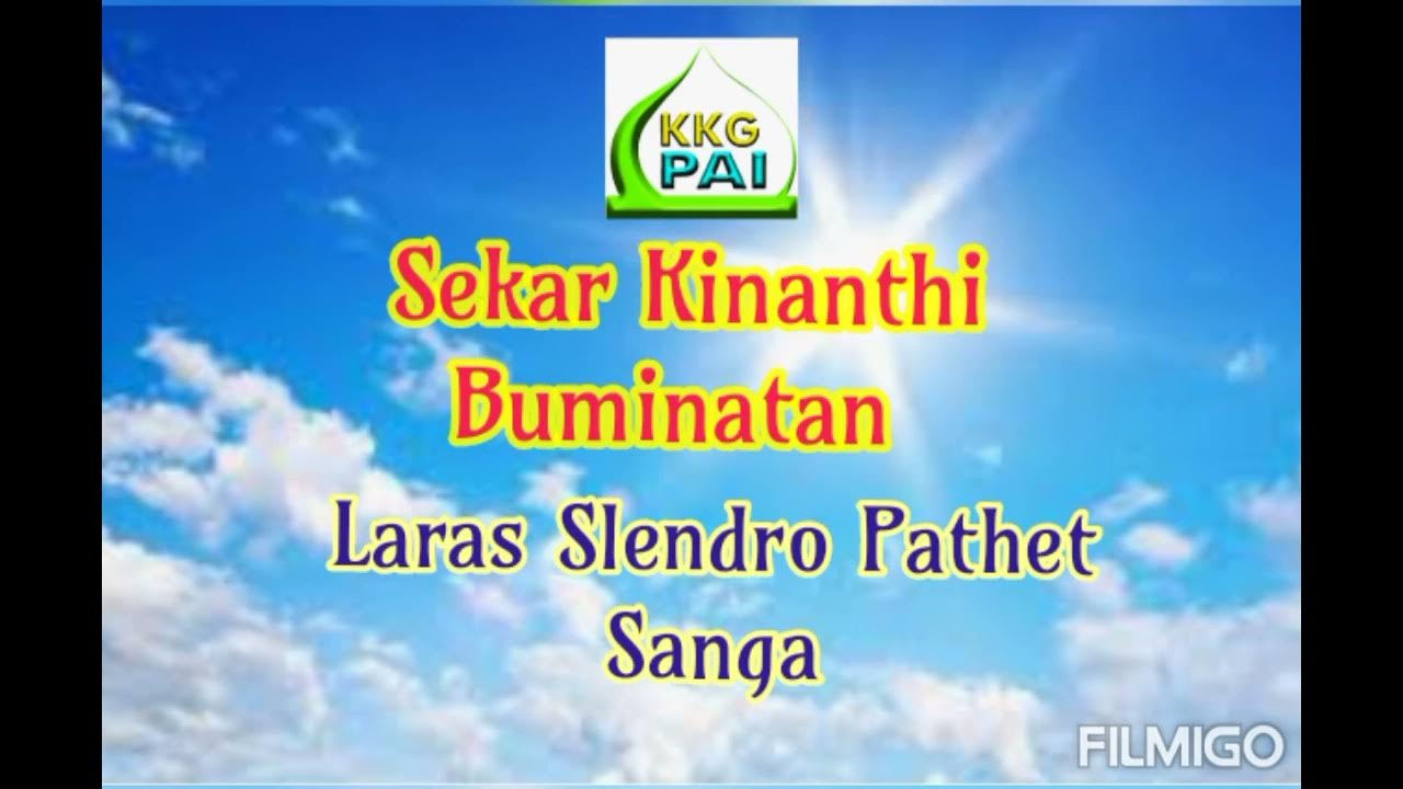 Sekar Kinanthi Buminatan cengkok lagu mataram laras slendro pathet sanga - YouTube