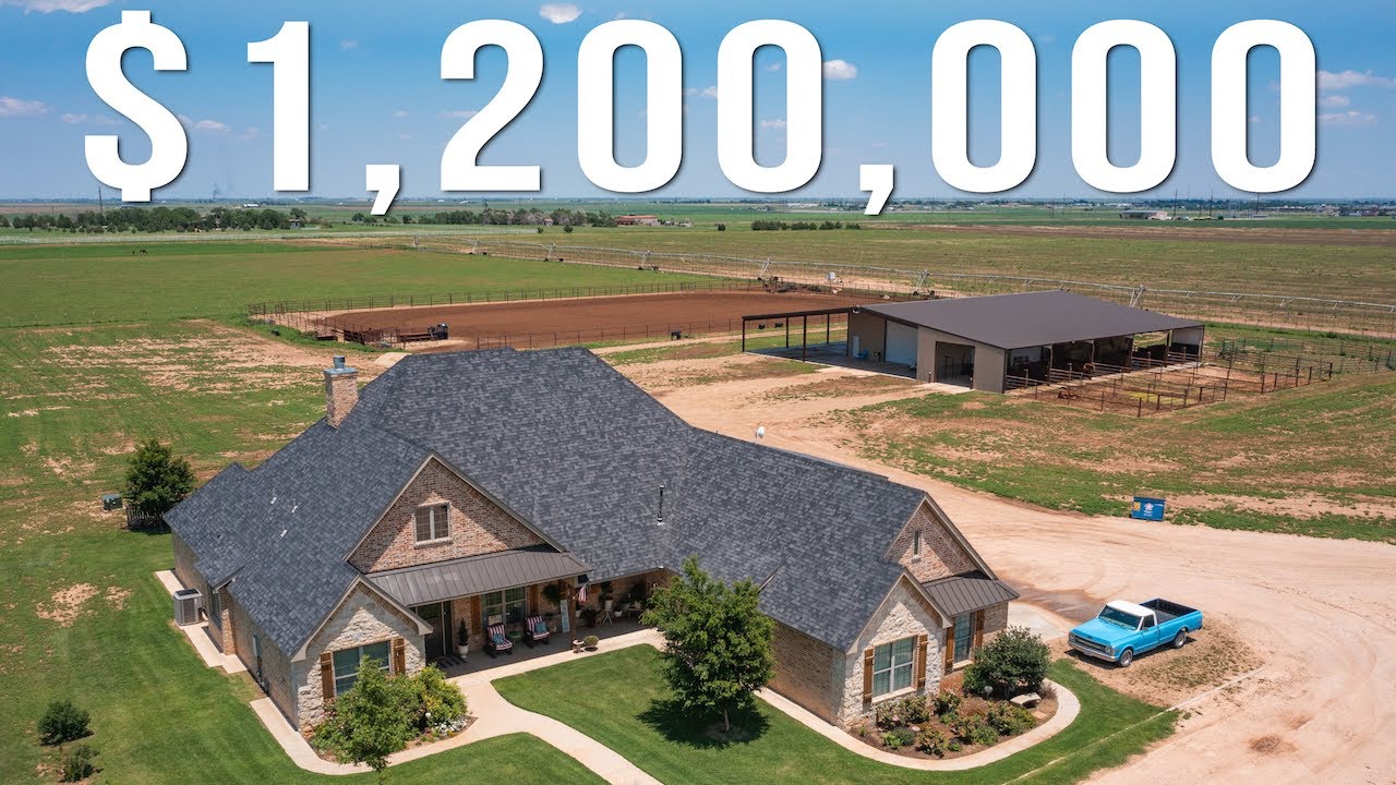 Inside A $1.2 Million Horse Property with Beautiful Home and HUGE Barn ...